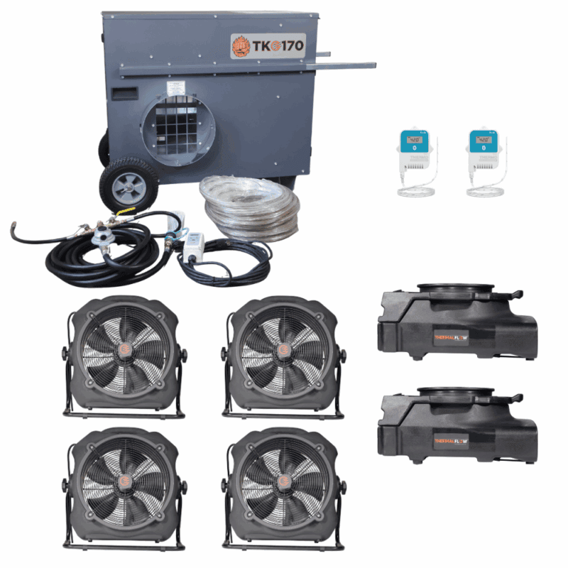 1,200 Sq. Ft. Propane Bed Bug Heater Package - Thermal Flow Technologies
